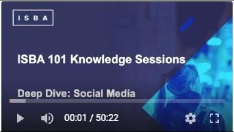 ISBA | 101 - Social Media